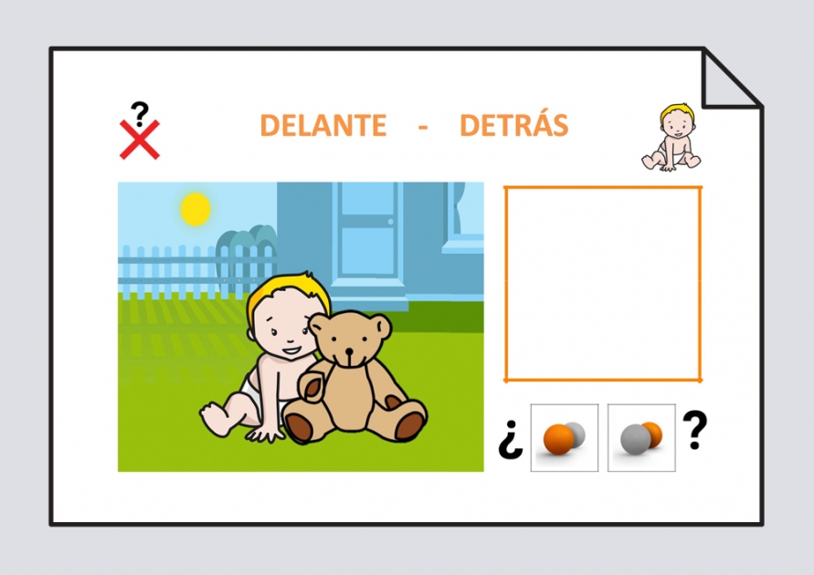 ¿Dónde está el bebé? - Conceptos espaciales: Habilidades básicas #Soyvisual