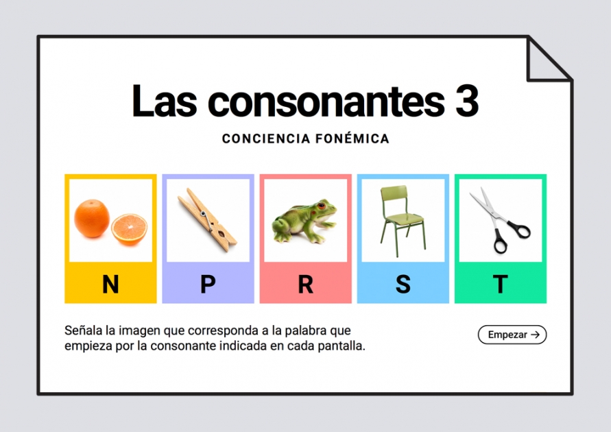 Las consonantes 3: Conciencia fonémica #Soyvisual