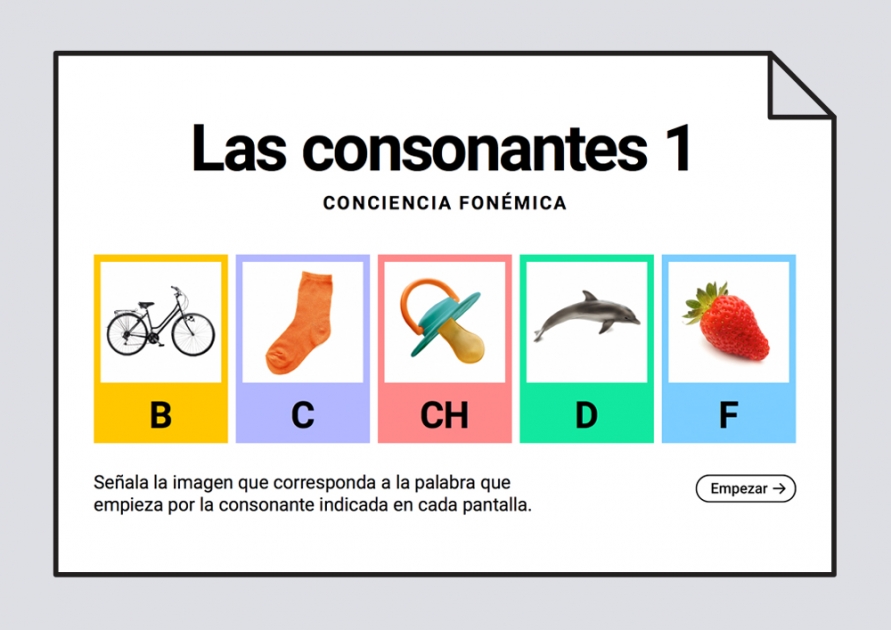 Las consonantes 1: Conciencia fonémica #Soyvisual