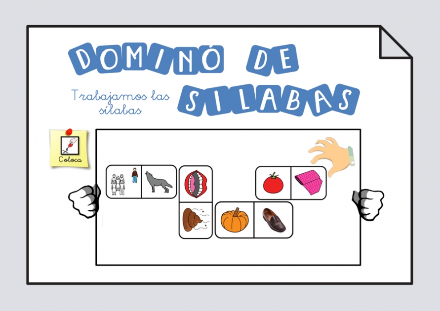 Dominó silábico: Conciencia silábica #Soyvisual