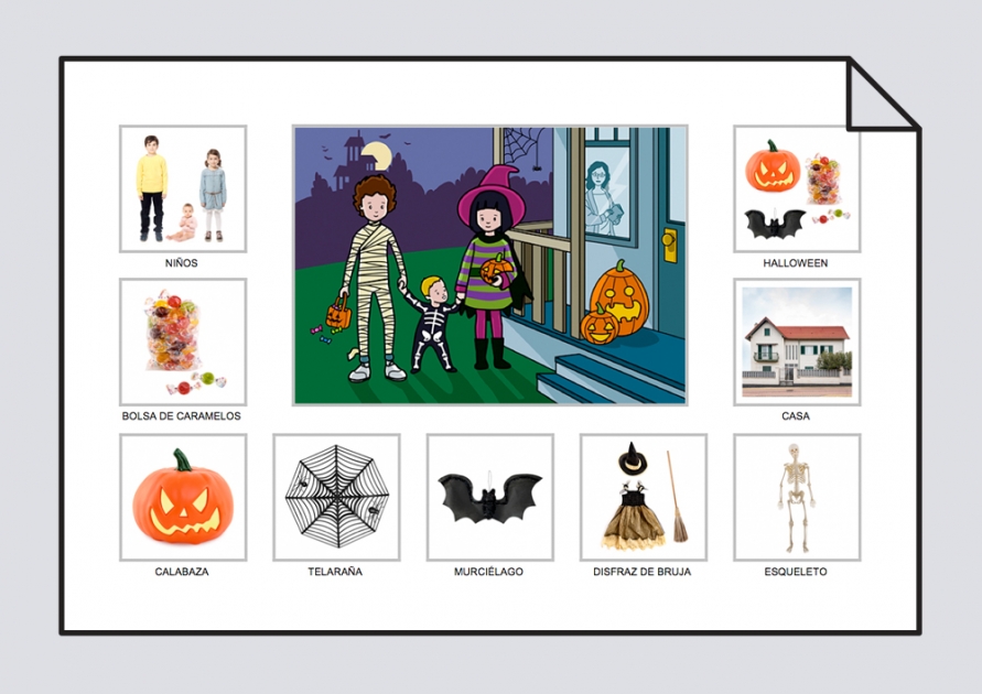 Celebramos la Fiesta de Halloween: Vocabulario #Soyvisual