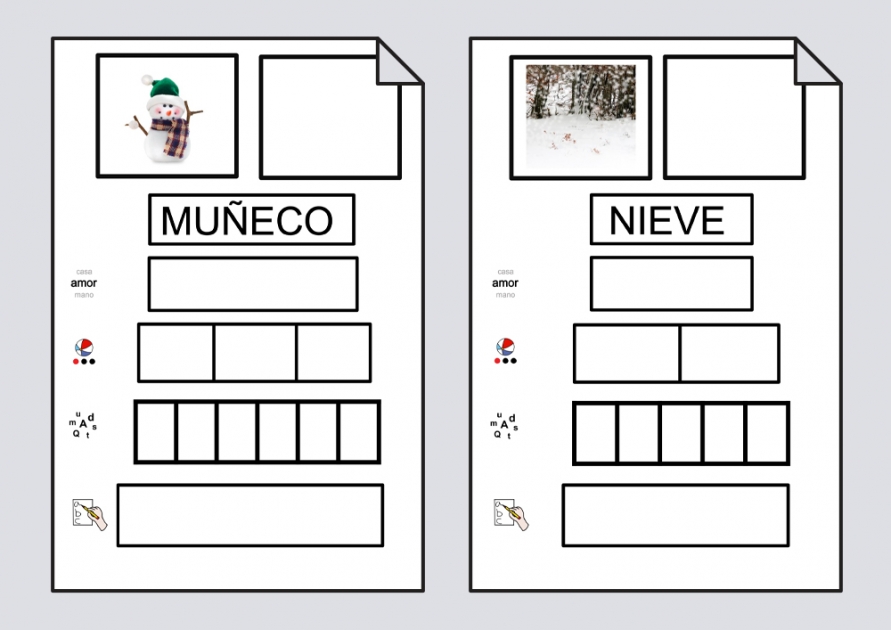 El invierno. Libro de lectura global: Lectoescritura #Soyvisual