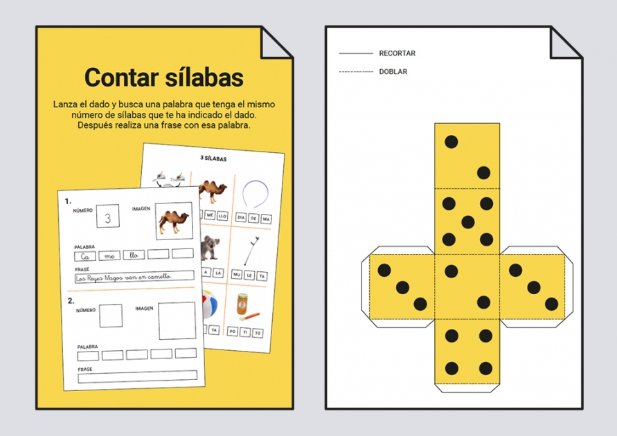 Contar sílabas: Conciencia silábica #Soyvisual