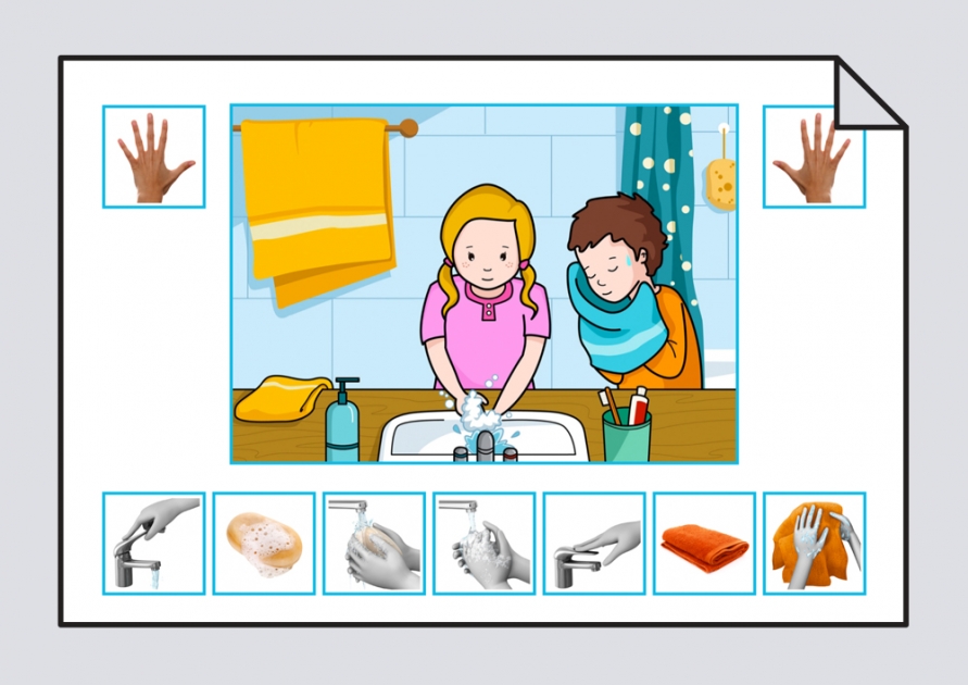 Rutinas con láminas ilustradas: Rutinas #Soyvisual