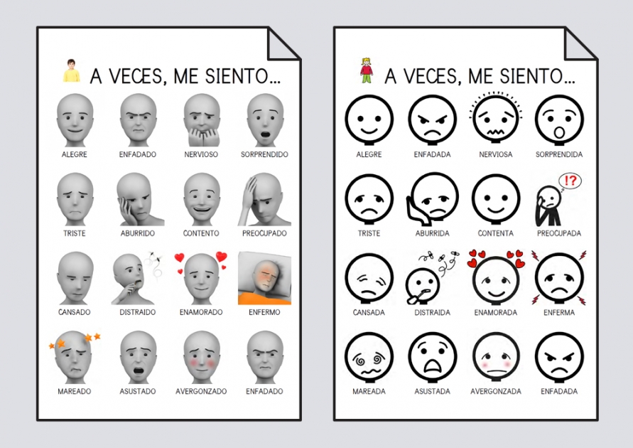 Aprendiendo a conocer emociones y sentimientos: Pragmática #Soyvisual