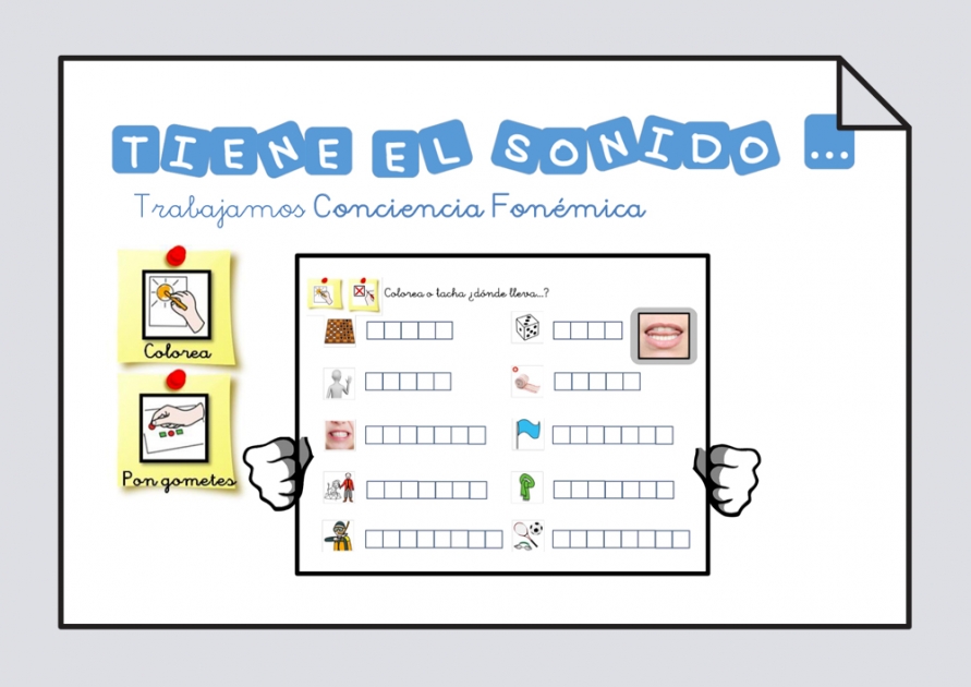Tiene el sonido... Fonemas en cualquier posición: Conciencia fonémica # ...