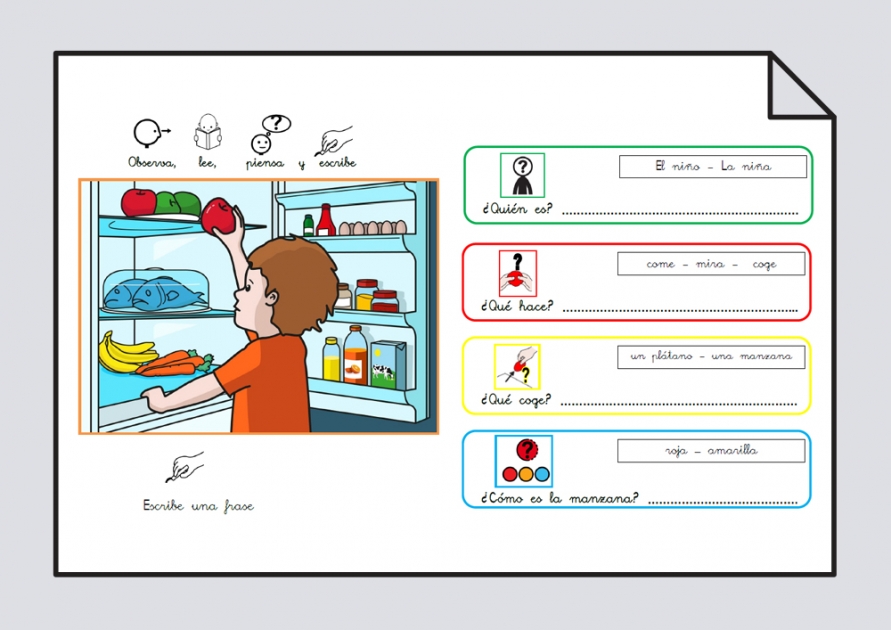 Estructurar frases con el verbo Coger: Comprensión / Expresión oral ...