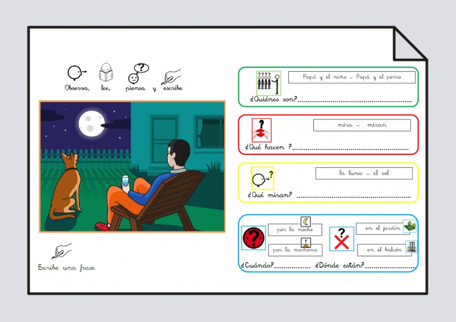 Estructurar frases con el verbo Mirar: Comprensión / Expresión oral ...