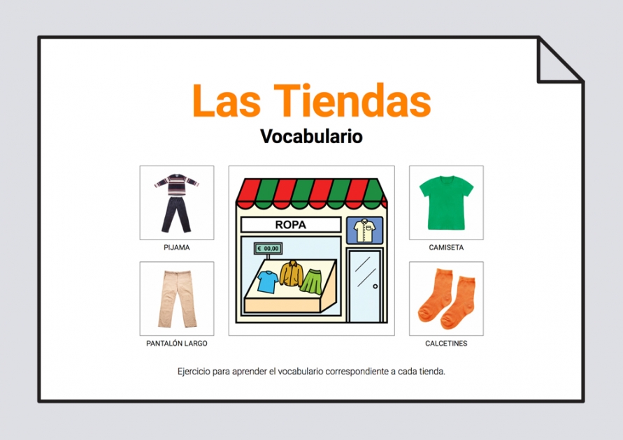 Las tiendas - Vocabulario: Léxico #Soyvisual