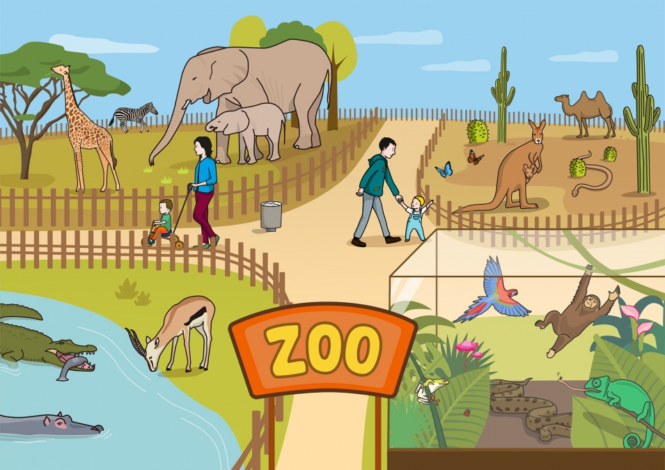 Los Animales Del Zoologico
